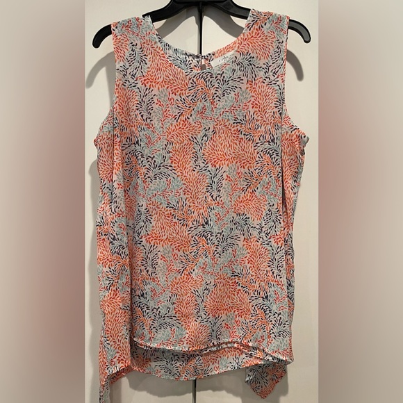 Fever | Tops | Euc Colorful Flowy Asymmetrical Tank Top By Fever Size ...